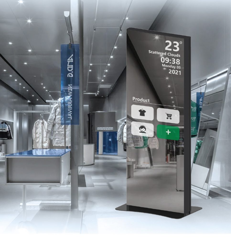 MINERRA Interactive Touch Magic Mirror Kiosk | TEMAS TECHNOLOGY